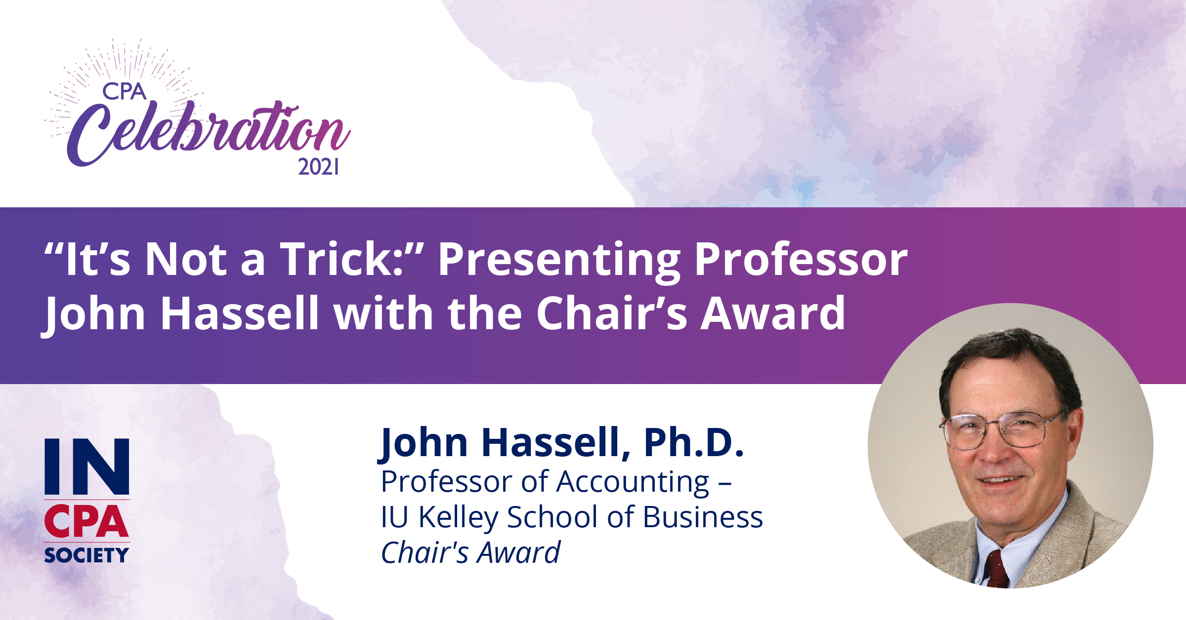 “It’s Not a Trick:” Presenting Professor John Hassell with the Chair’s ...