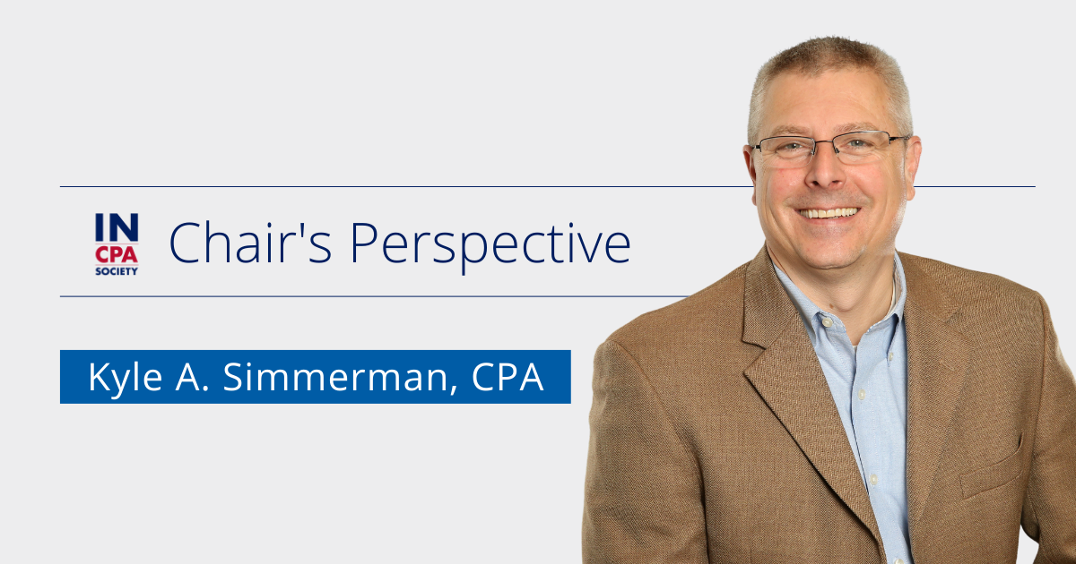 Chair's Perspective: Kyle A. Simmerman, CPA